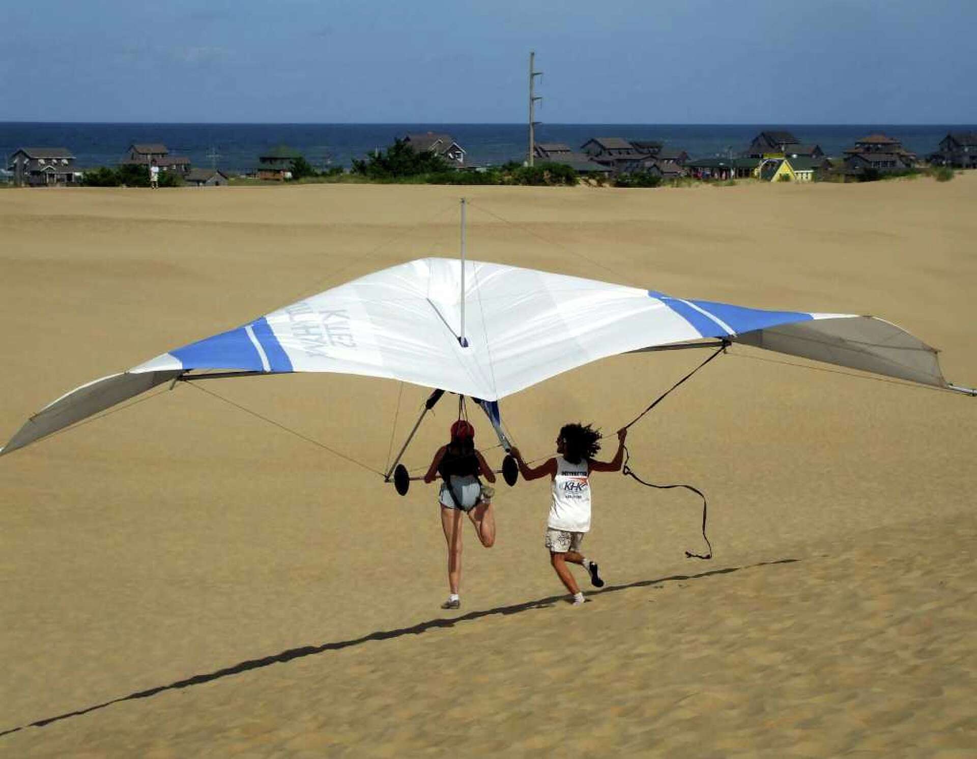 Fun of flying at the Outer Banks