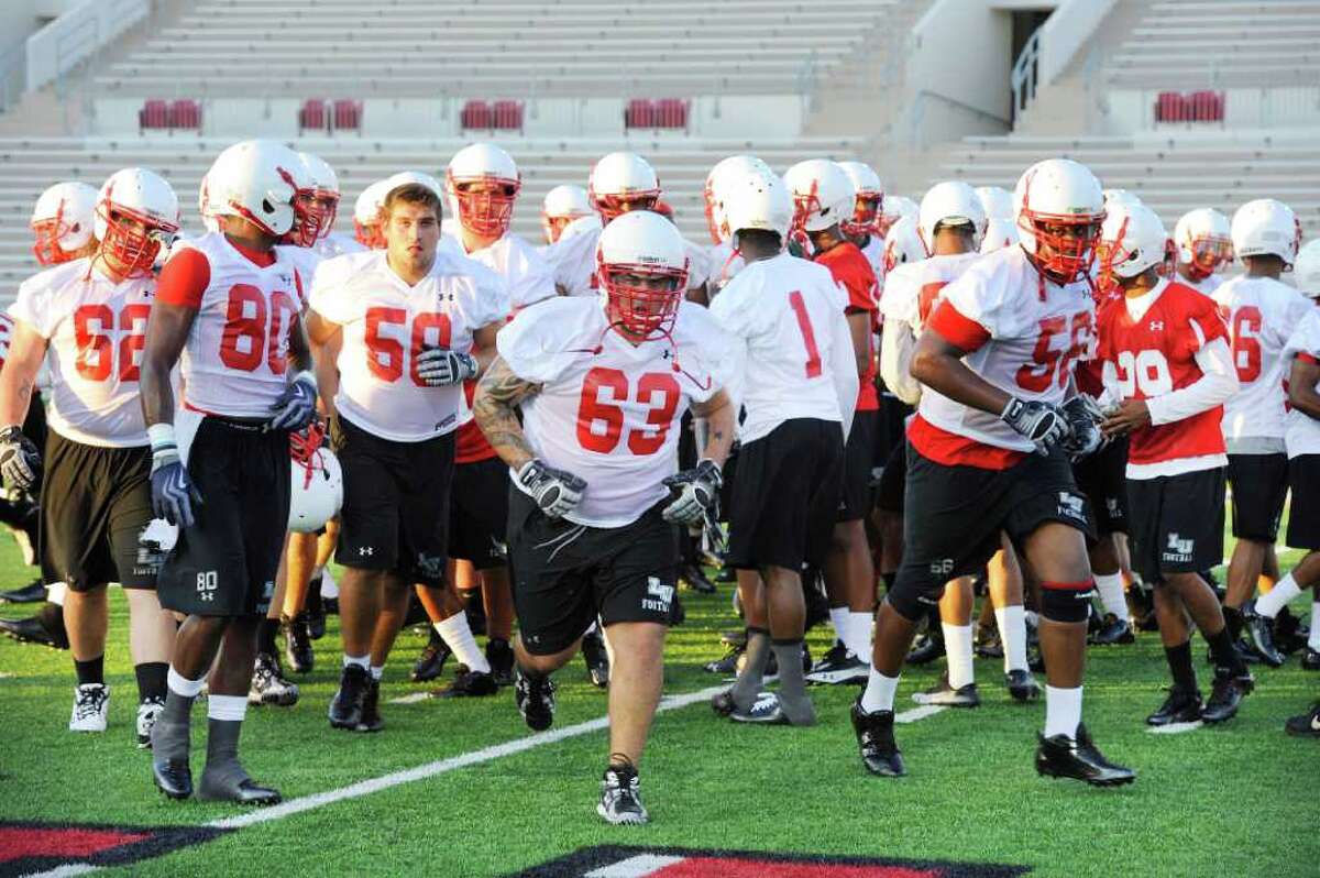 Lamar football begins fall practices