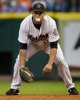 Berkman reaches 10-year mark of major league career