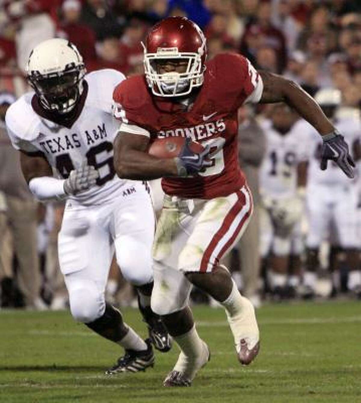 Oklahoma 65, Texas A&M 10