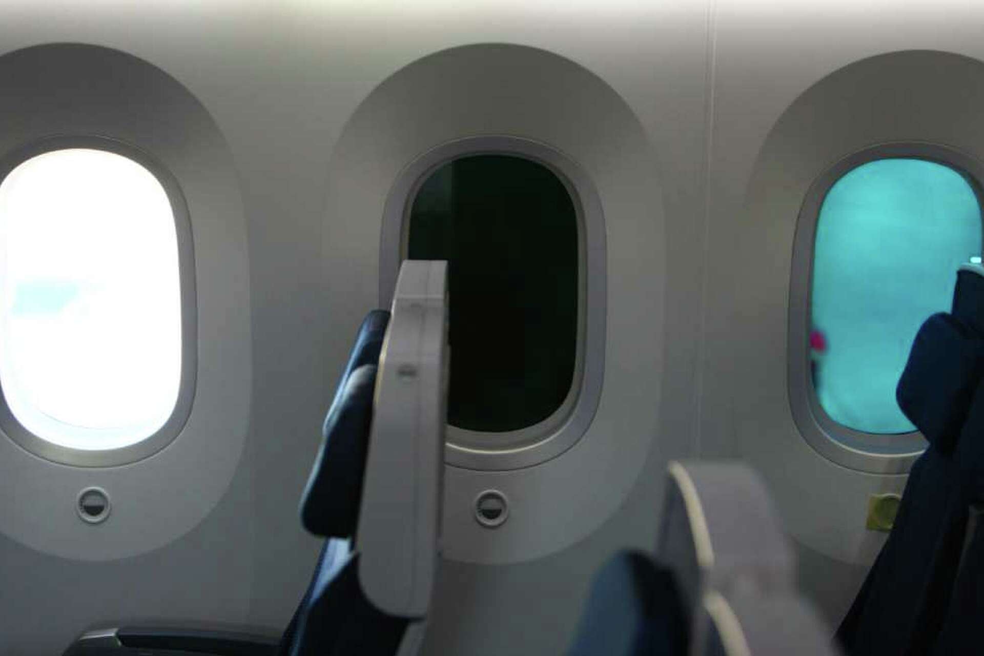 Do the windows on Boeing's new 787 not dim enough?