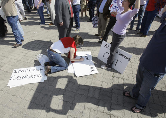 tax day tea party protests