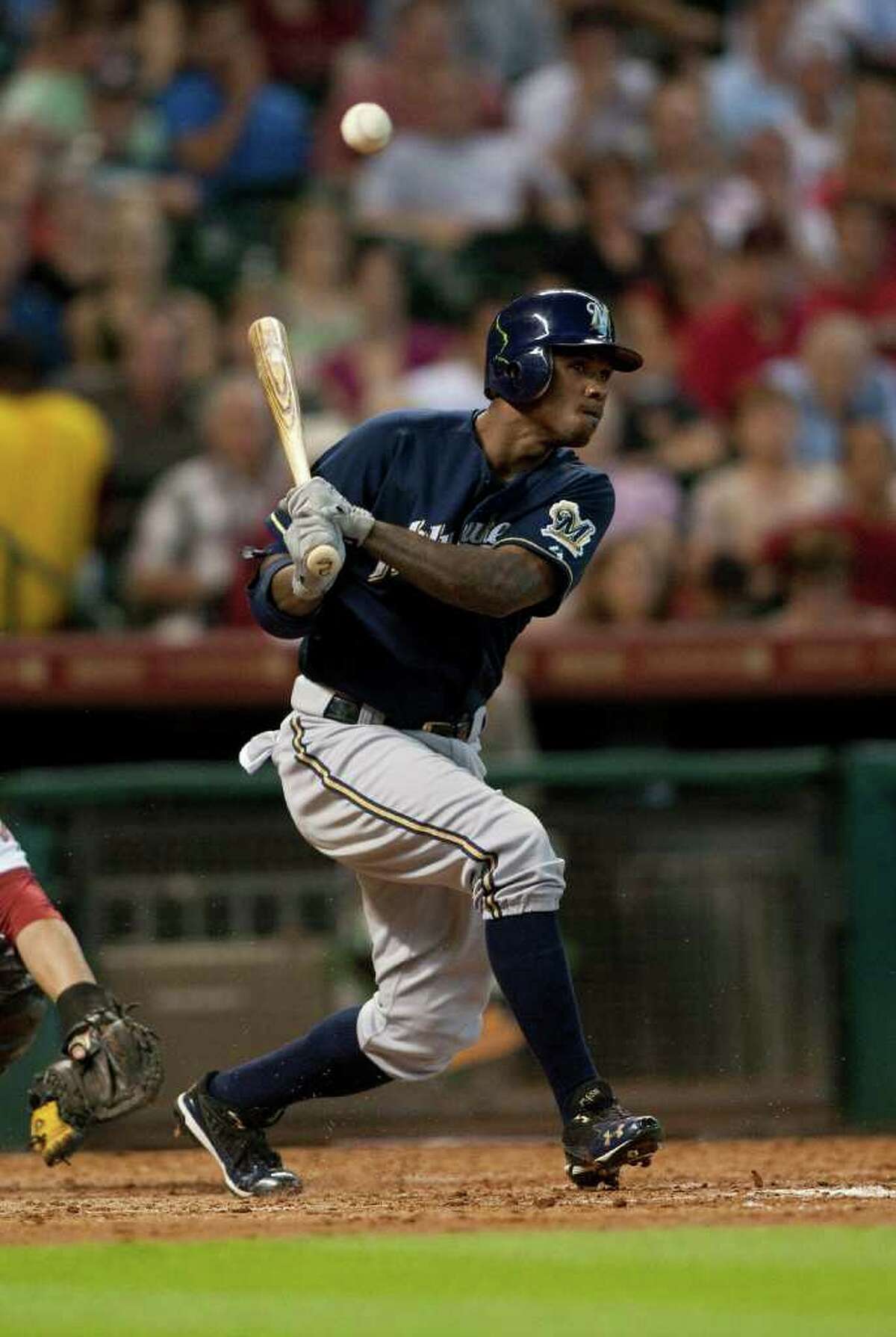 Brewers hand Astros's Myers another erratic outing