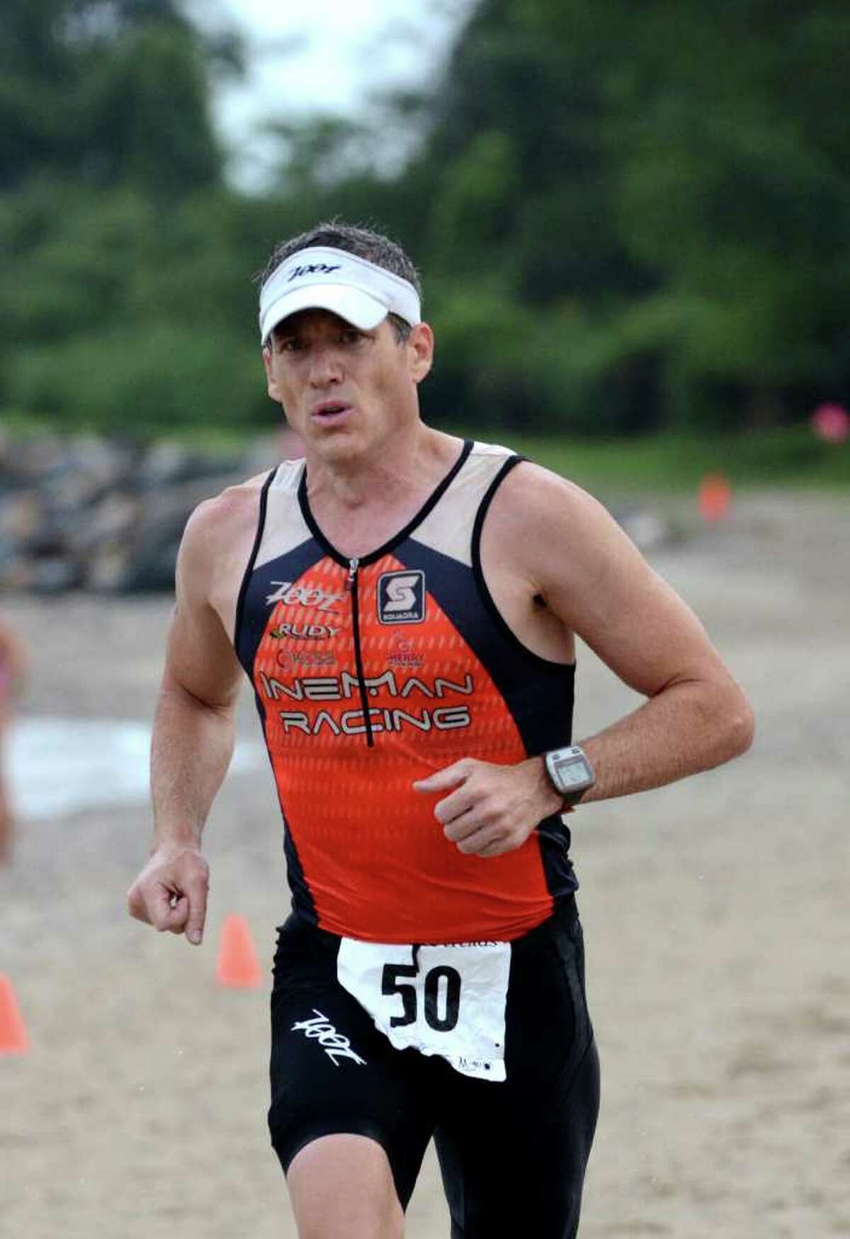 Winning spirit beats the storm in Greenwich Cup Triathlon