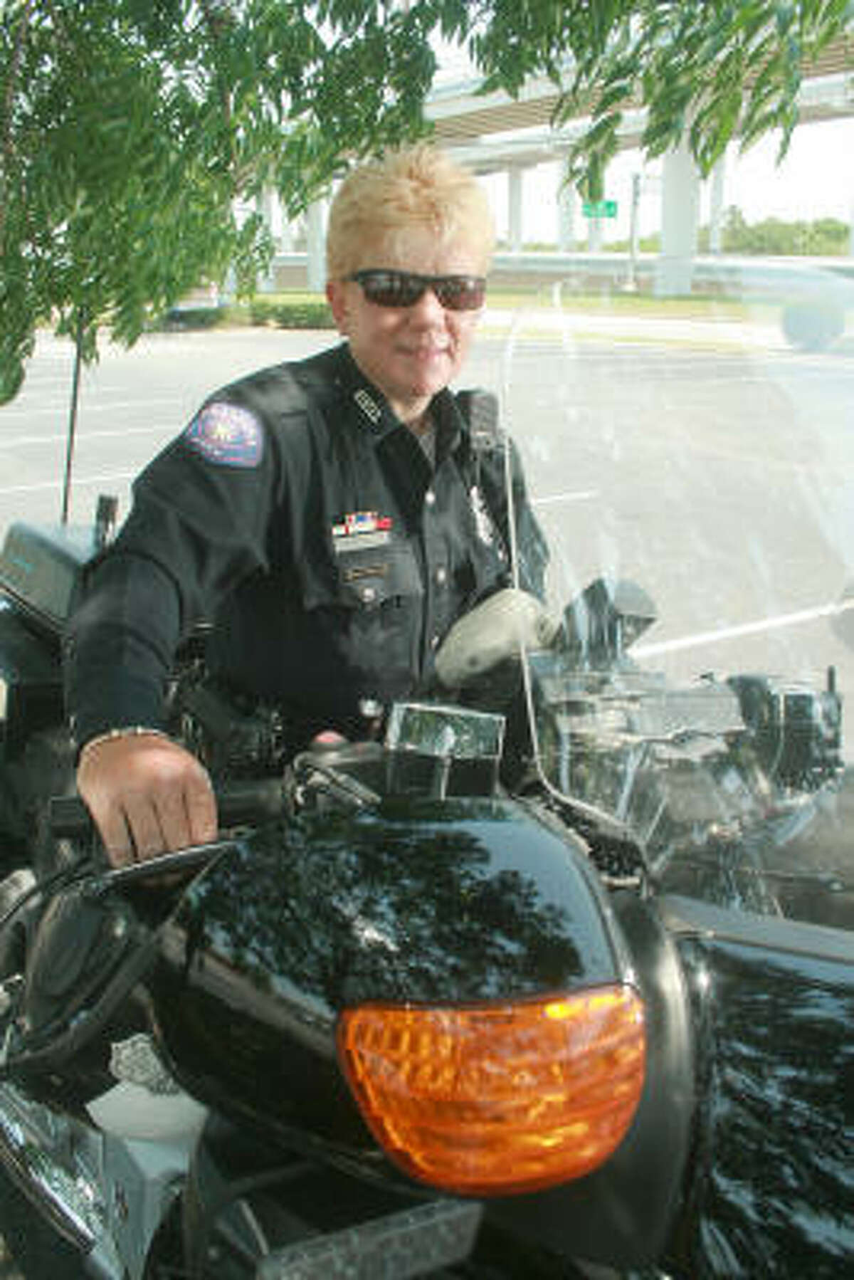Faces in the crowd: Pasadena cop rides through gender barriers