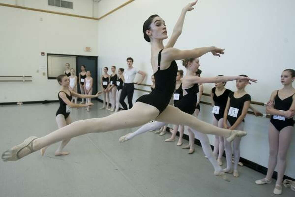 New York ballet school here to observe and pick