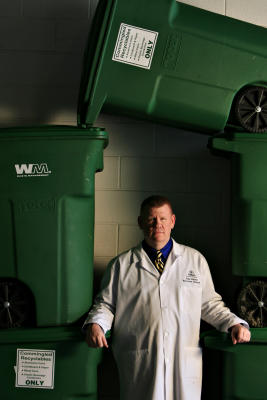 Green police: Recycling in the workplace