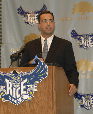 Rice has game plan for bringing in more football fans