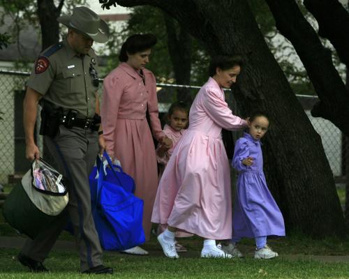 Reunited polygamist sect families avoiding Texas ranch