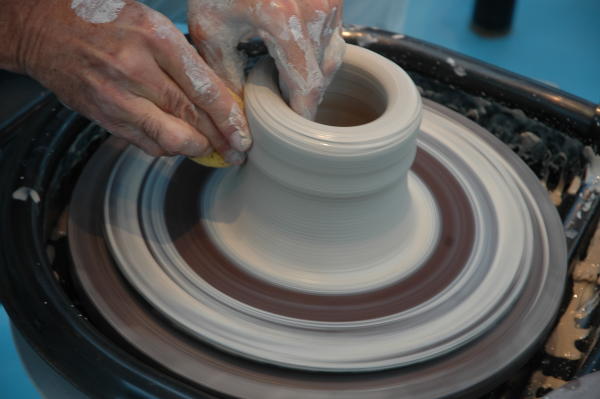 Pottery class on Coral Princess