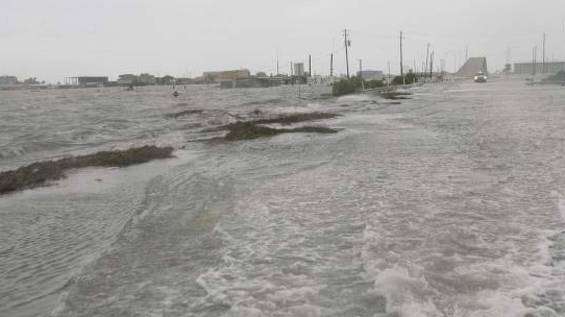 Massive storm surge swallows Surfside Beach