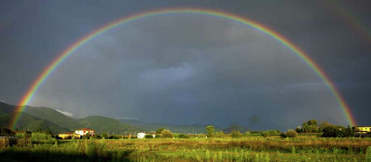 Cool rainbows in interesting places