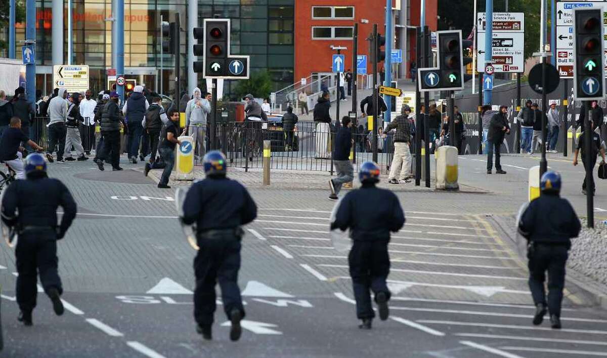 Rioting in London