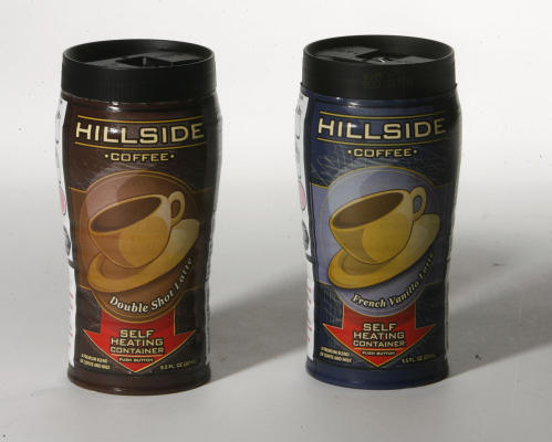 Self-heating containers get coffee brewing