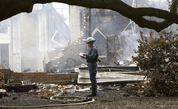 A school memento after fire
