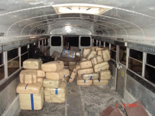 Houston authorities seize 2 buses filled with pot