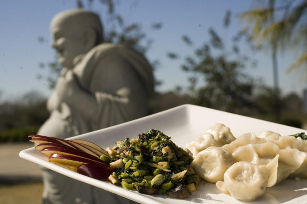 Buddhist temple greets the new year with soulful foods