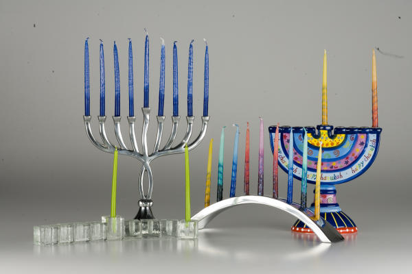 Menorahs are plentiful and affordable
