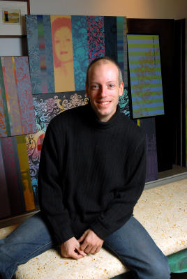 Elsik grad's artwork on display