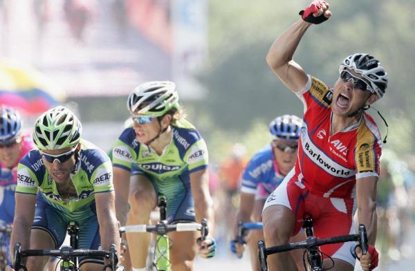 South African wins Tour's 11th stage; Rasmussen leads