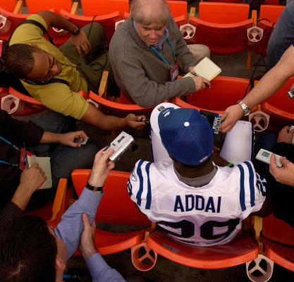 Addai's not alone on his Super Bowl ride