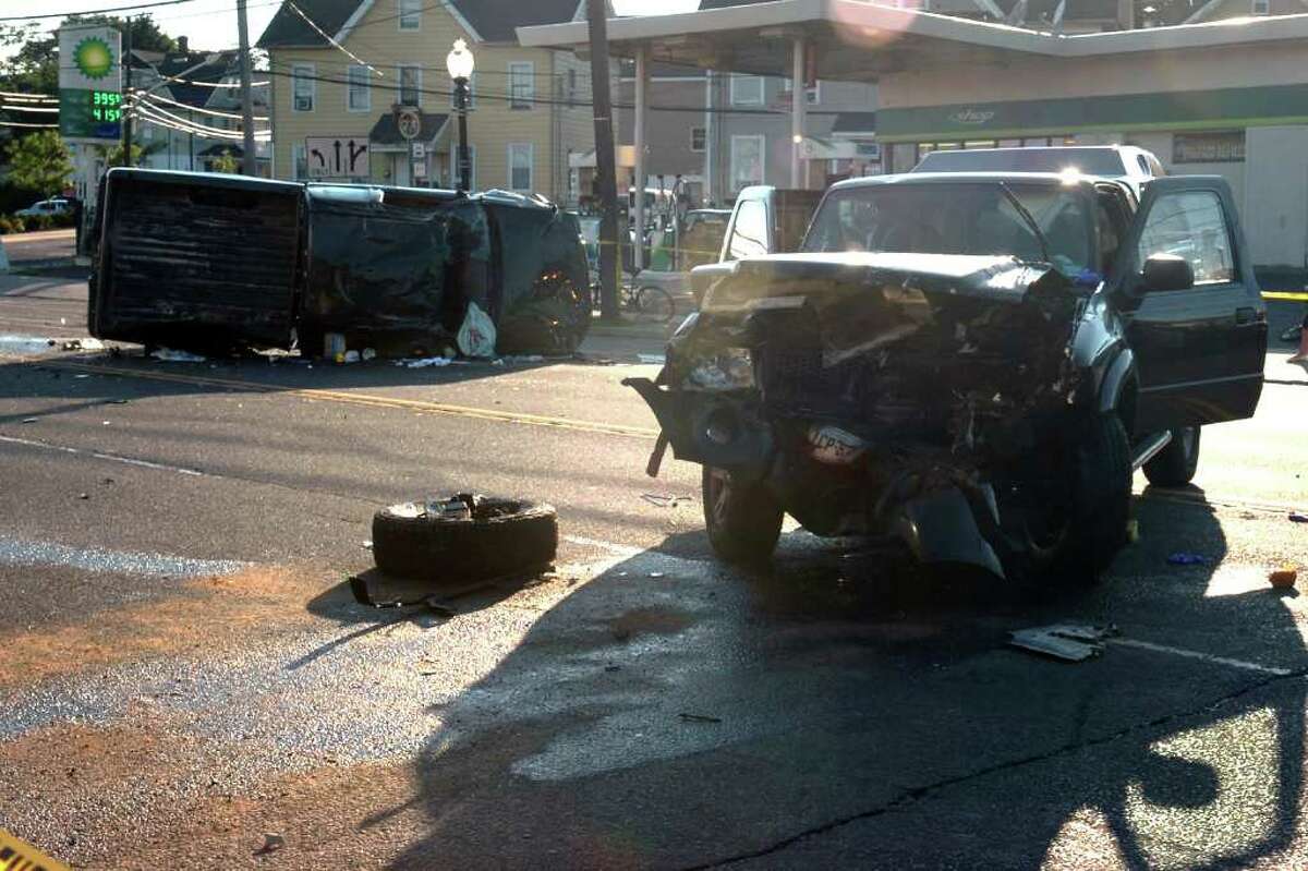 Seven people injured in Bridgeport crash