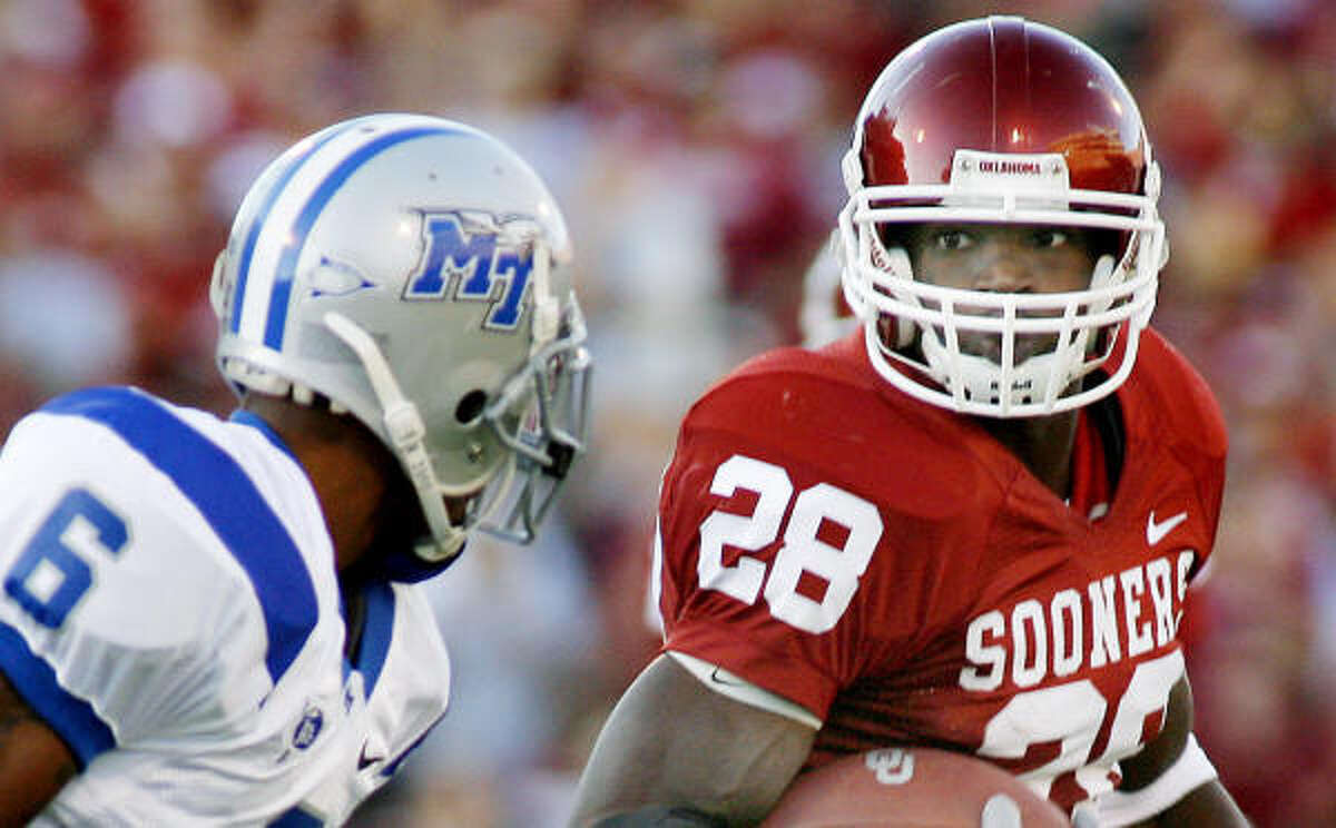 OU's Peterson a cut above other backs in draft