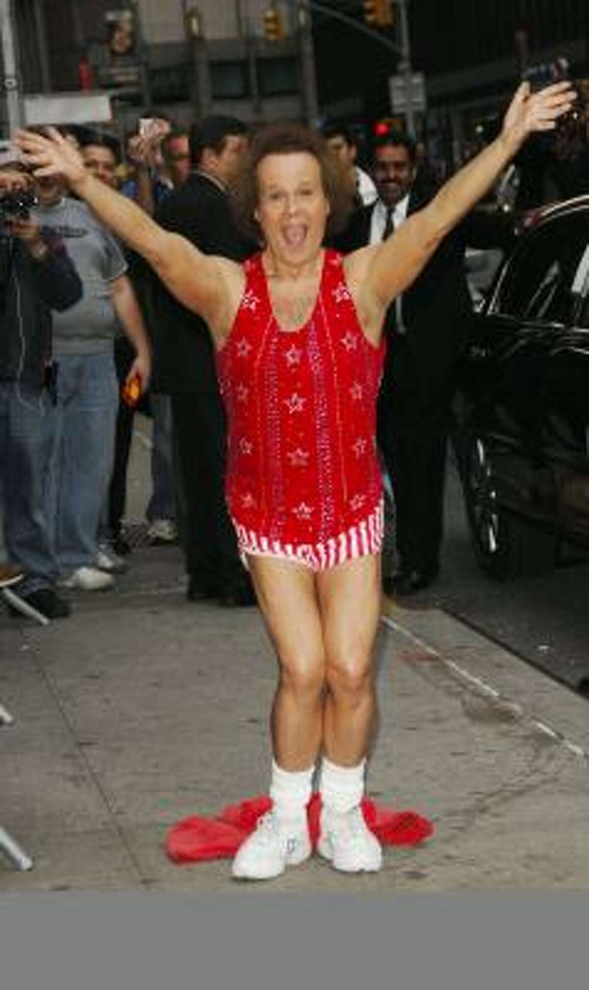 Richard Simmons isn't one to throw weight around