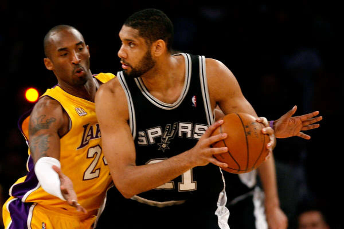 Tim Duncan vs. Kobe Bryant