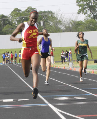 Scenes from the District Meet at Barnett Stadium