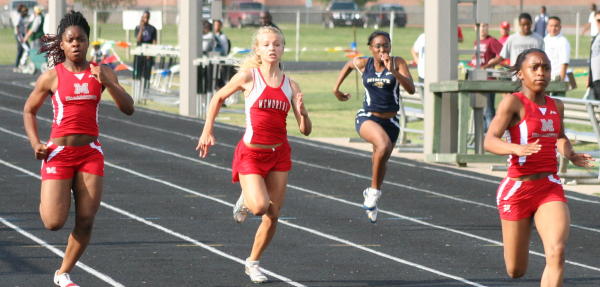 Scenes from district track meets