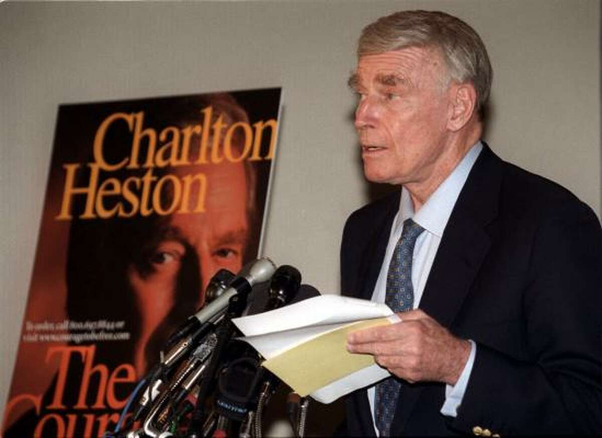 Charlton Heston (Oct. 4, 1923-April 5, 2008 )