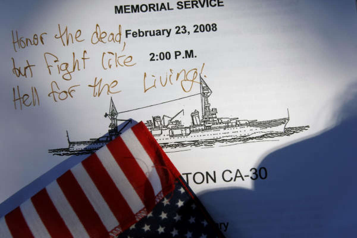 USS Houston tribute