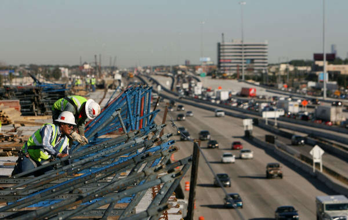 Katy Freeway progress