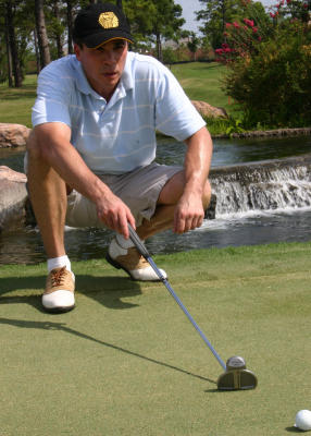 On the course, Gray is a solid act