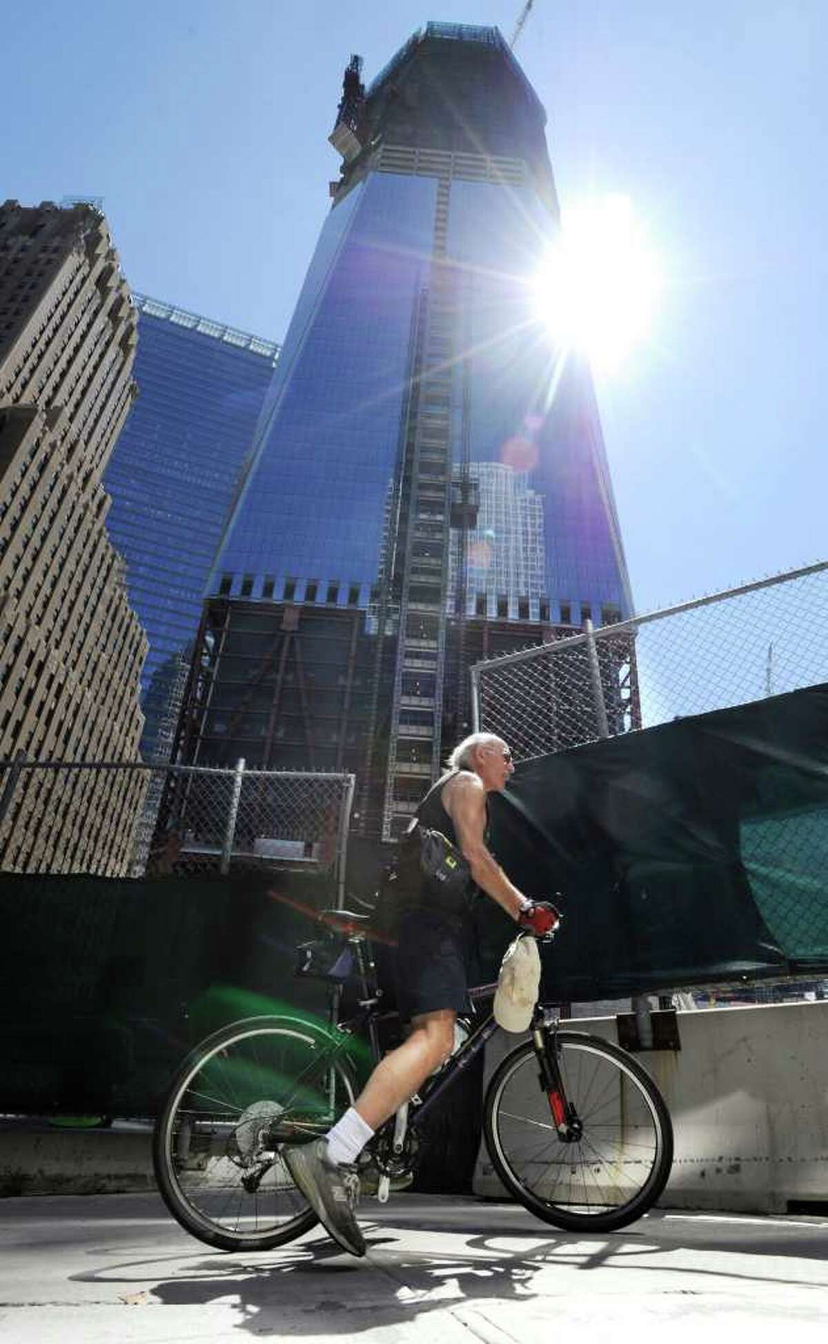 'You get back up': Freedom Tower rises from the void of ground zero