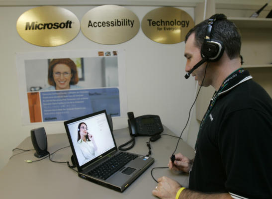 Microsoft software provides aid for disabled