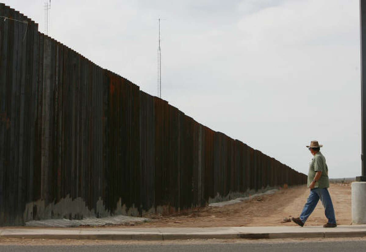 Border fence making its presence felt