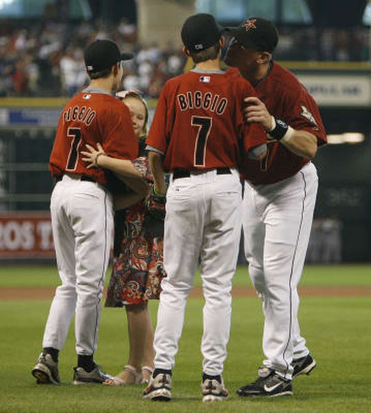 Biggio says goodbye at Minute Maid Park