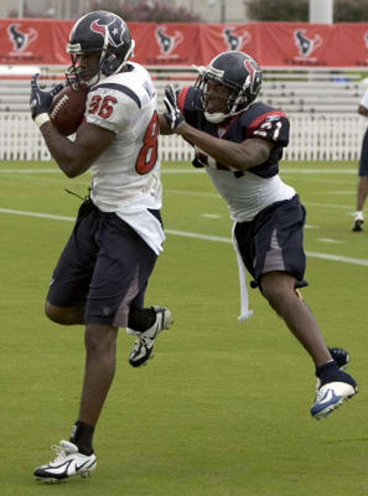 Texans continue training camp