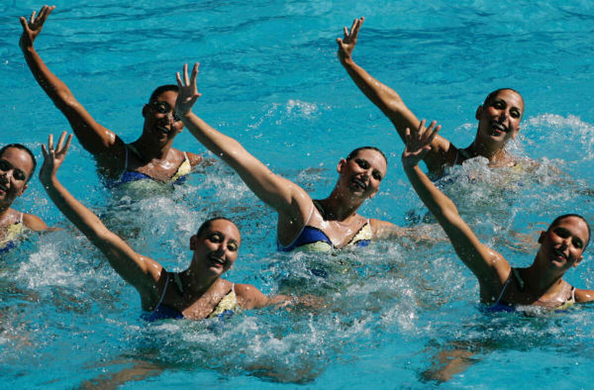 Synchronized swimming in Brazil