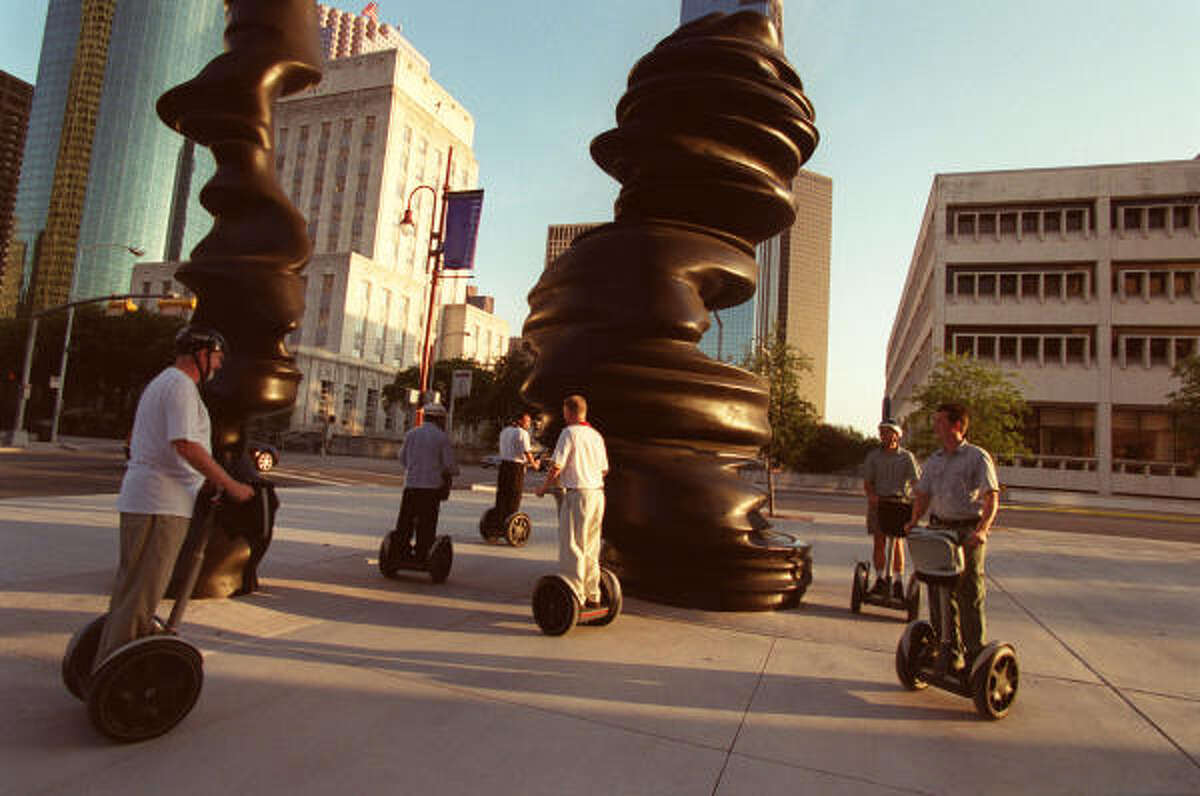 Downtown sculptures