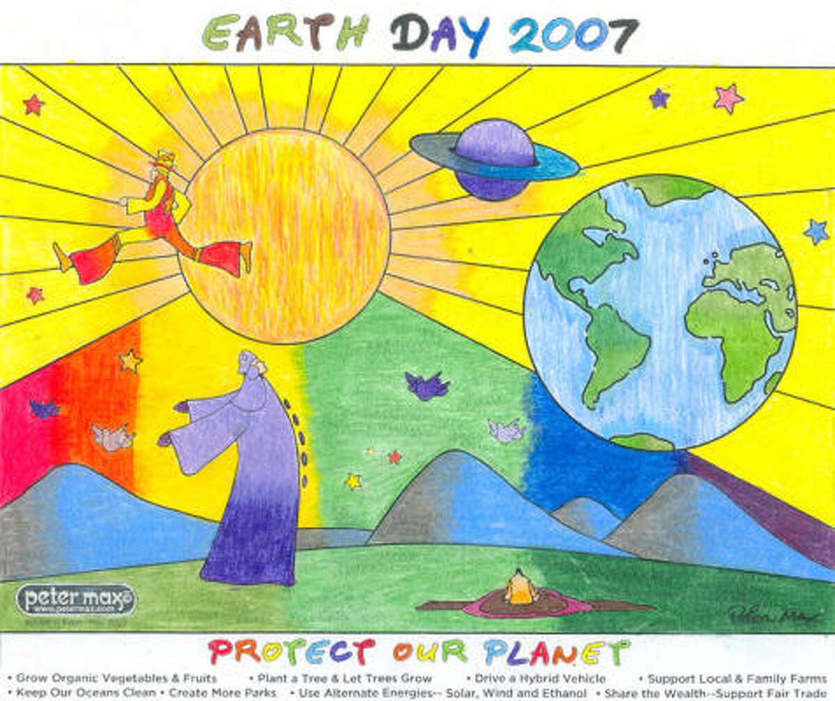 Peter Max Coloring Contest