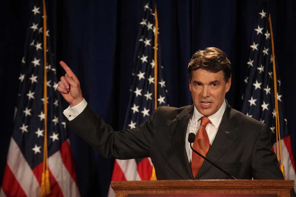 Perry jumps into presidential race promising to ‘get America working'