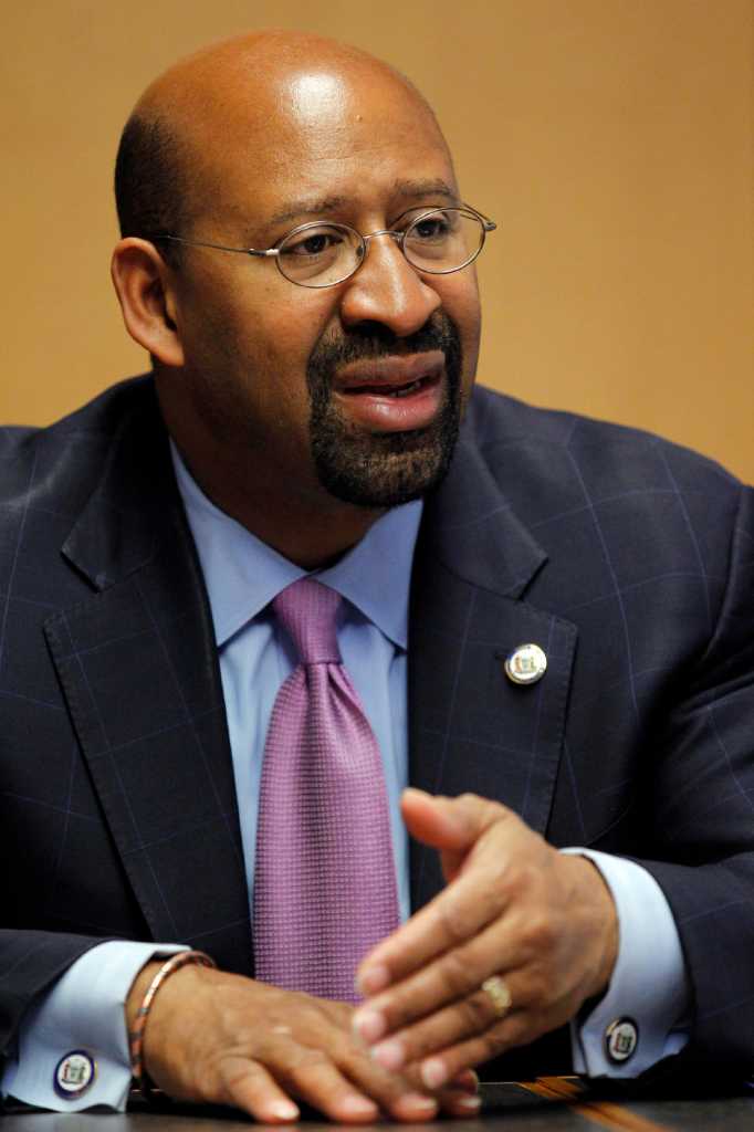 In Philadelphia, mayor speaks out