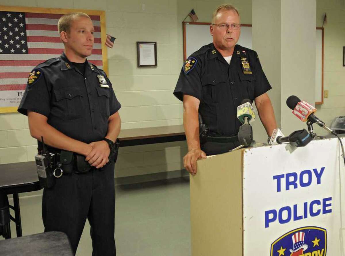 Literally, they had Troy officer's back