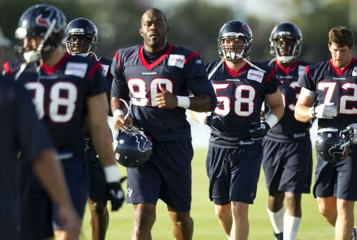 Reed knows he has his work cut out filling Mario's spot in Texans' lineup