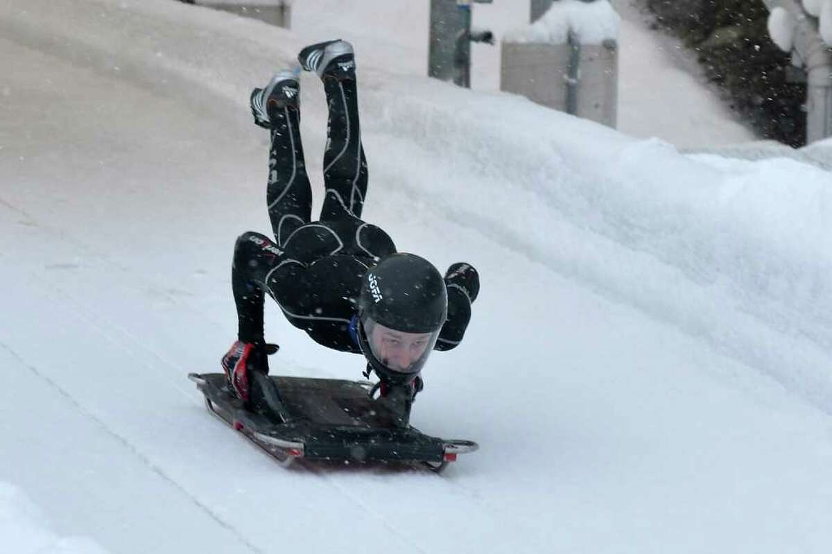 Sliding down lifts him up