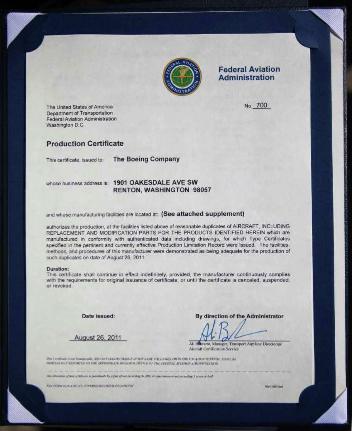 After years of delays, Boeing 787 Dreamliner gets FAA certification