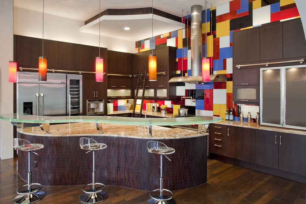 Spicing up the kitchen with color